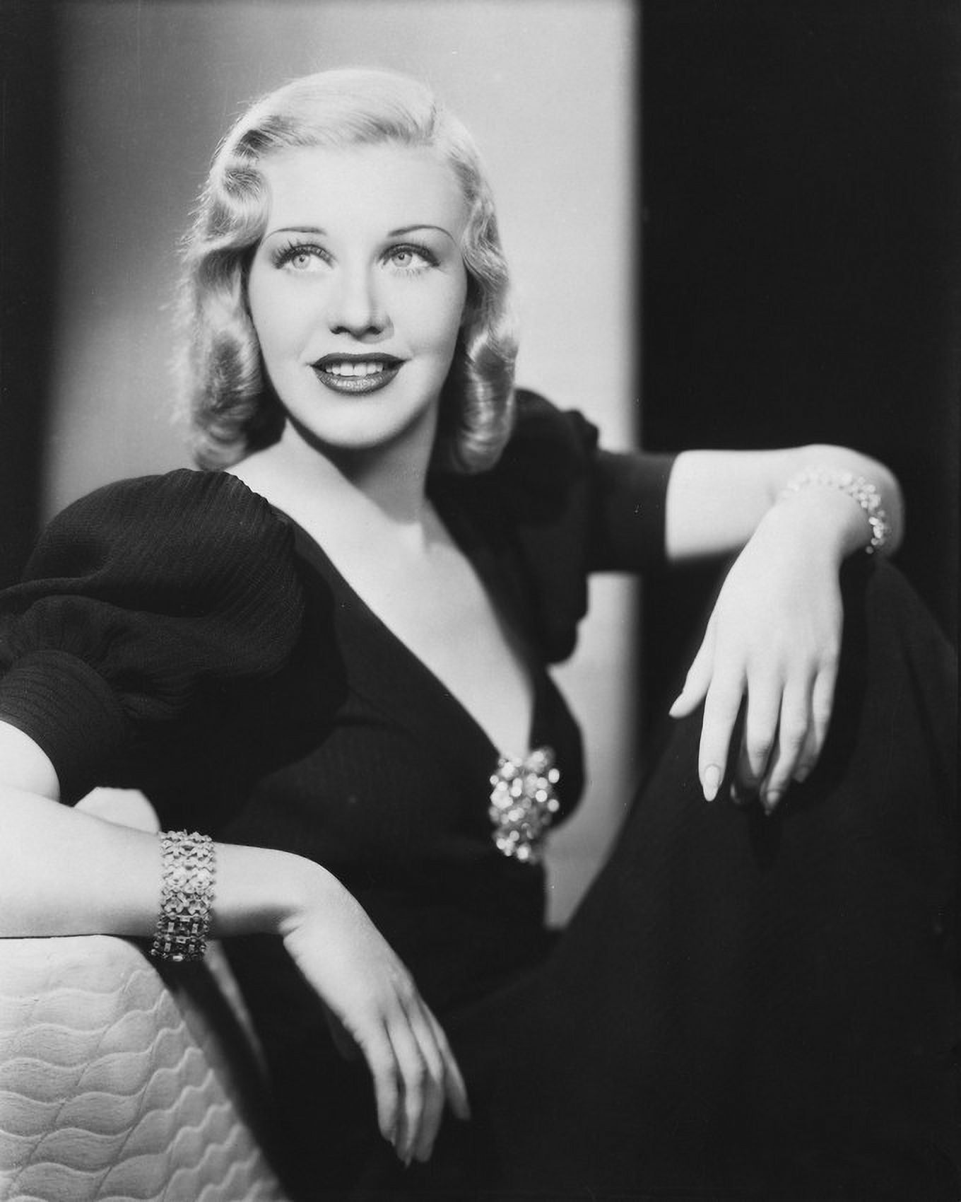 Ginger Rogers Glamorous Glamour Outfit Smiling 24x36 Classic Hollywood ...