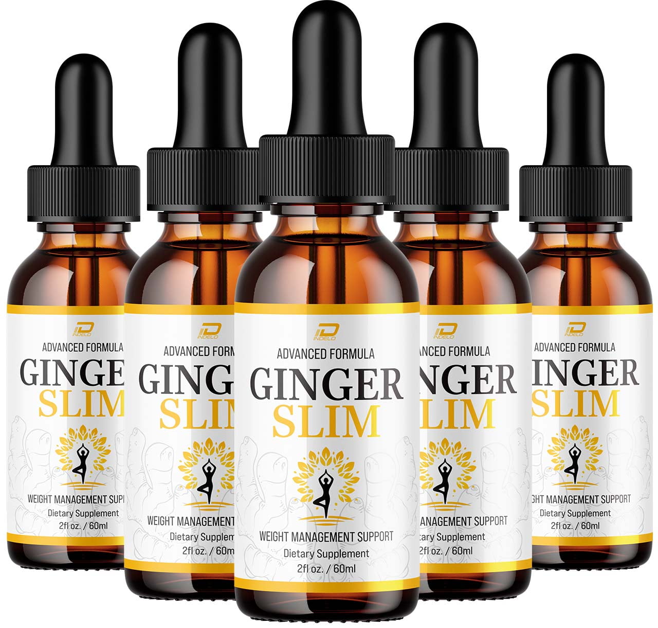 Free Shipping! Ginger Slim Drops Natural Extra Strength Herbal ...