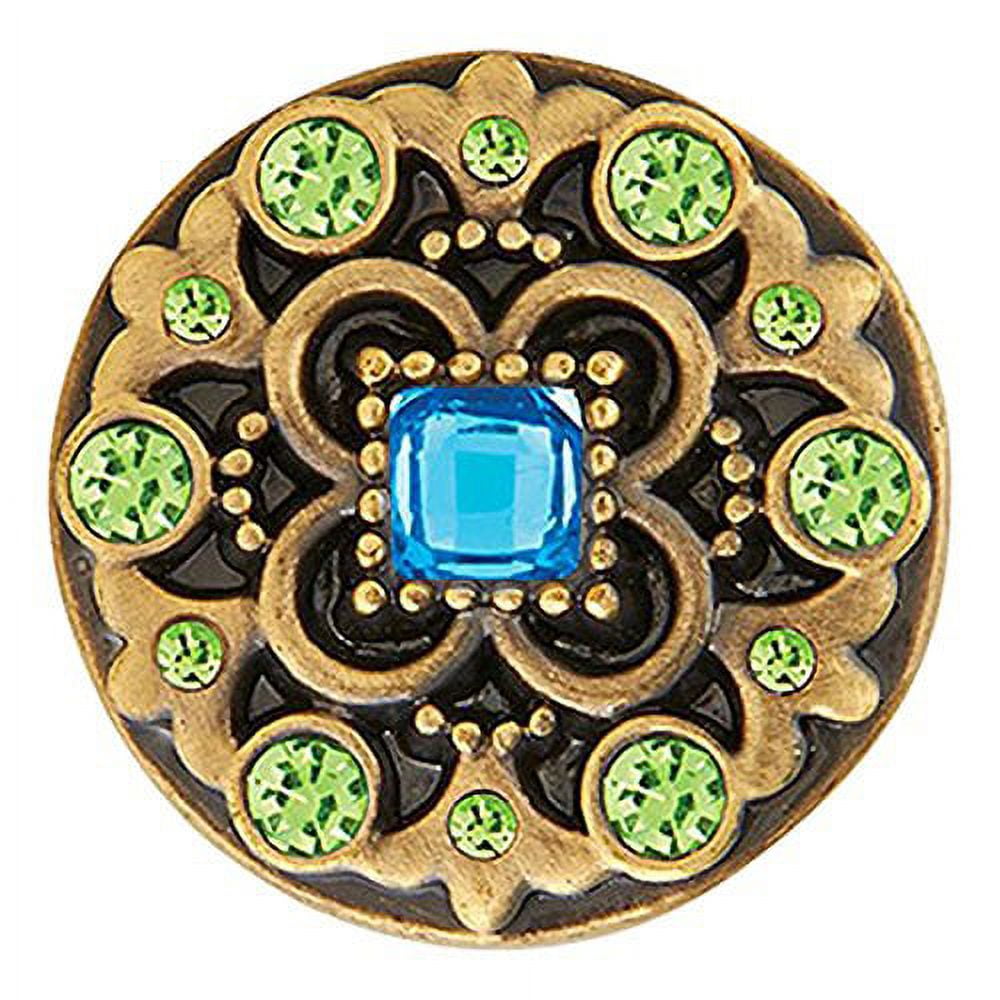 Ginger Snaps BRASS HEYDAY TURQUOISE/GREEN SN06-81 Interchangeable ...