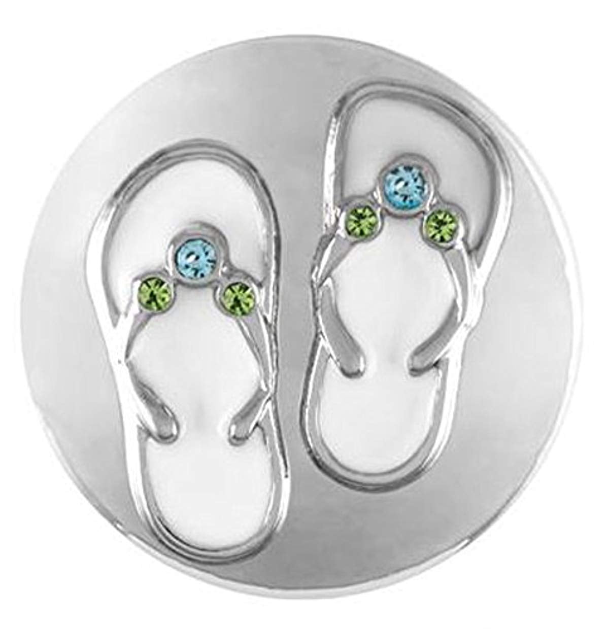 Ginger Snaps Flip Flops SN21-28 (Standard Size) Interchangeable Jewelry ...