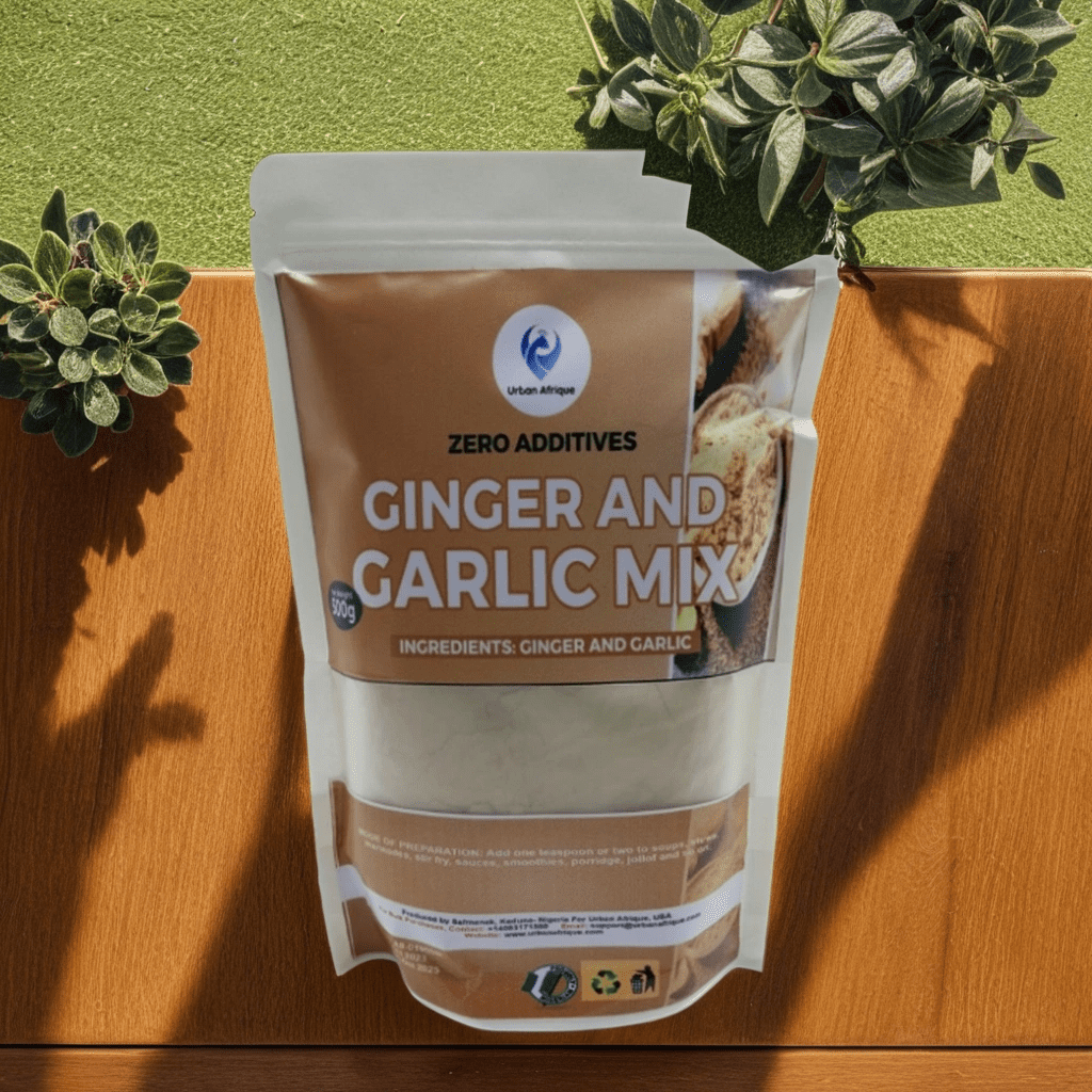 Urban Afrique Ginger and Garlic Powder Made with Fresh Ginger Root ...