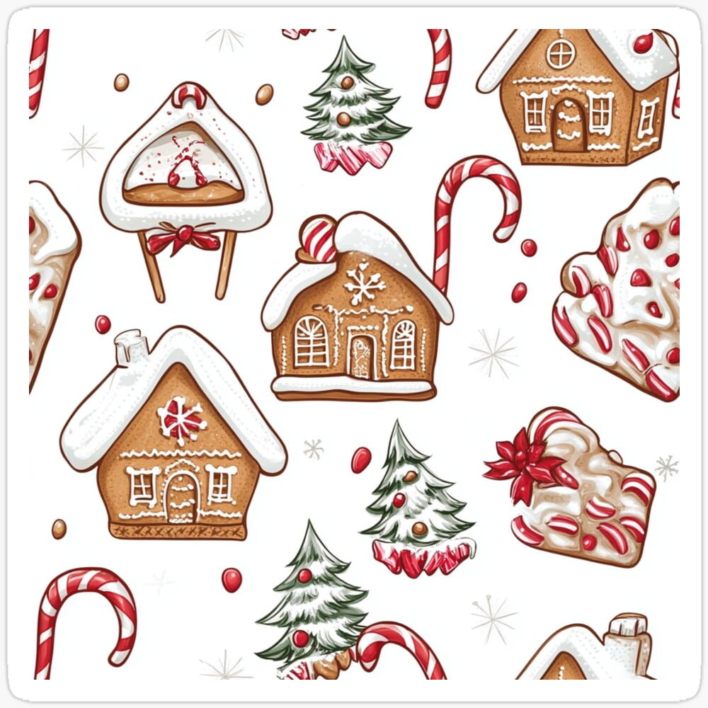 Gingerbread And Magic Candies Sticker Kir-1401 - Walmart.com