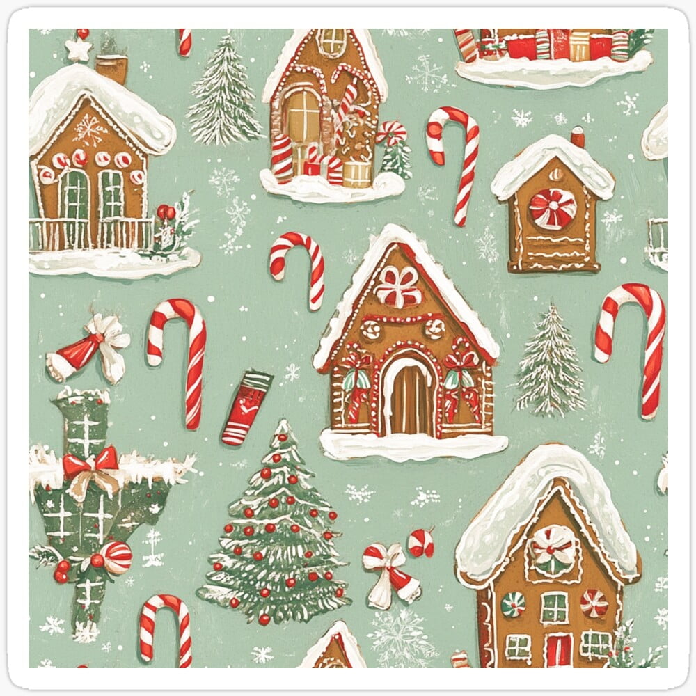 Gingerbread And Magic Candies Sticker Kir-1404 - Walmart.com