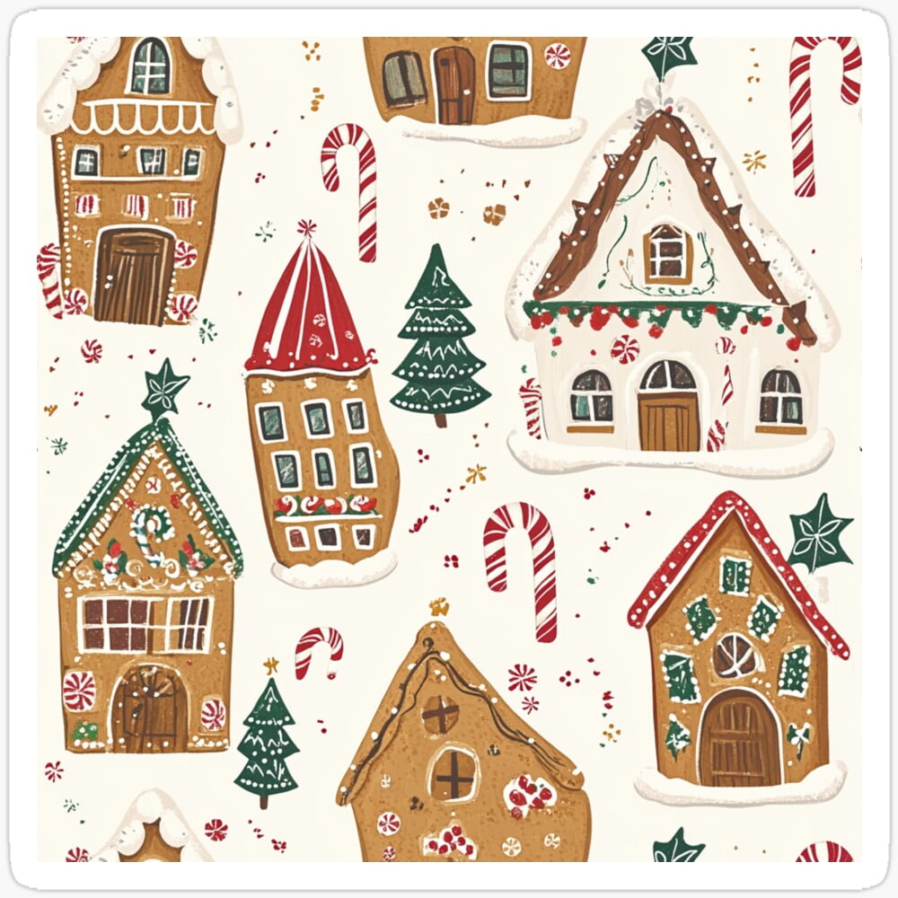 Gingerbread And Magic Candies Sticker Kir-1416 - Walmart.com