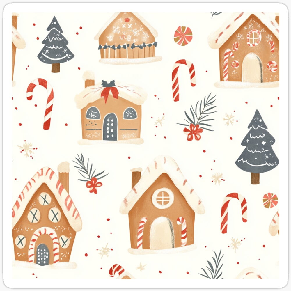 Gingerbread And Magic Candies Sticker Kir-1583 - Walmart.com
