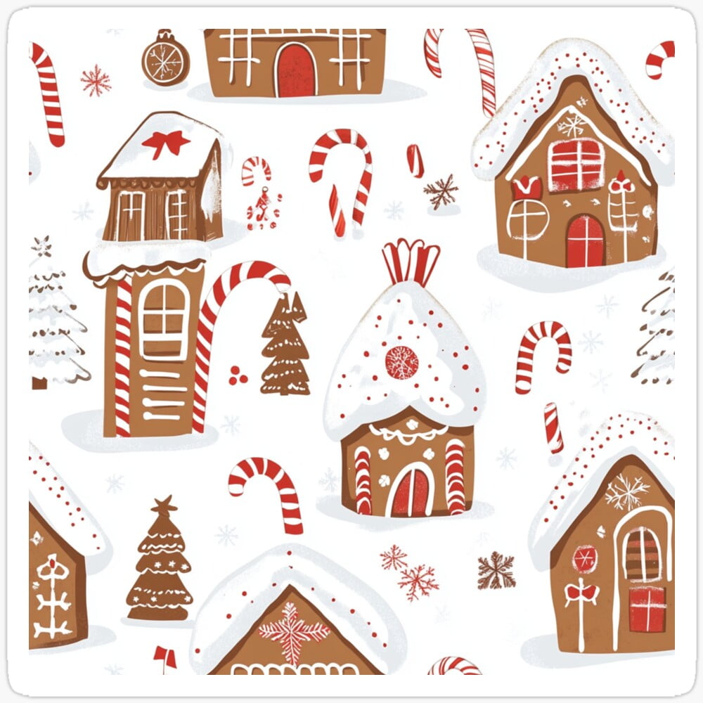 Gingerbread And Magic Candies Sticker Kir-1592 - Walmart.com