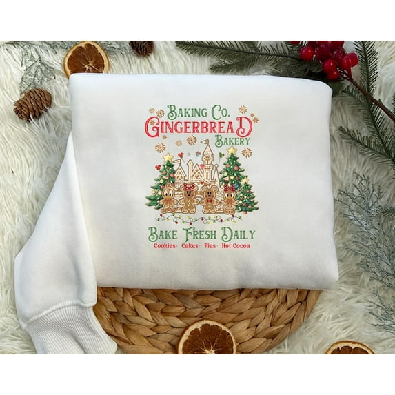 Gingerbread Bakery Shirt, Bakery T-Shirt, Gingerbread House Sweatshirt ...