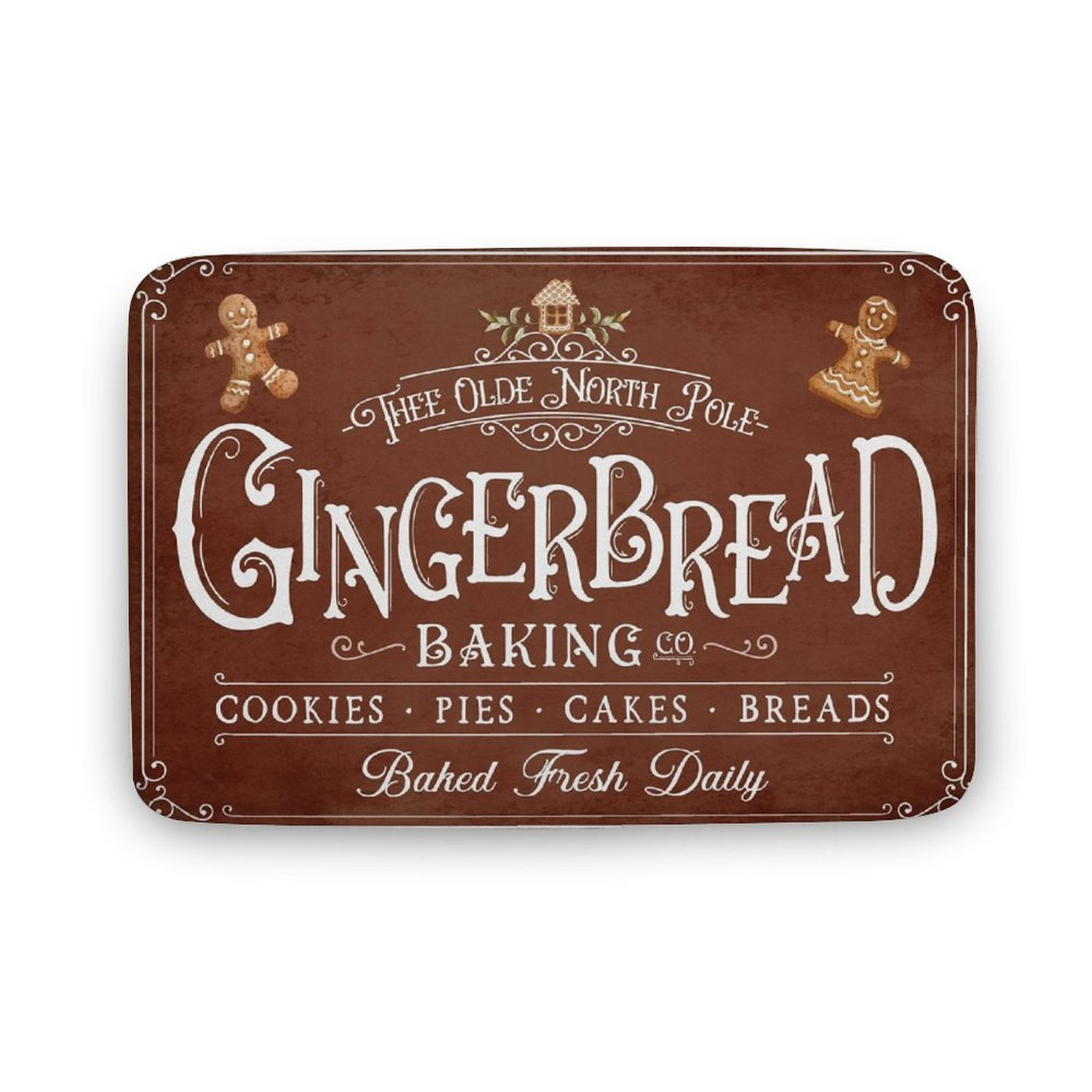 Gingerbread Baking Company Doormat, Gingerbread Bakery Doormat ...
