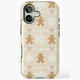 Gingerbread Candy Canes Pattern Phone Case 17 16 15 14 13 12 11 Pro Max ...