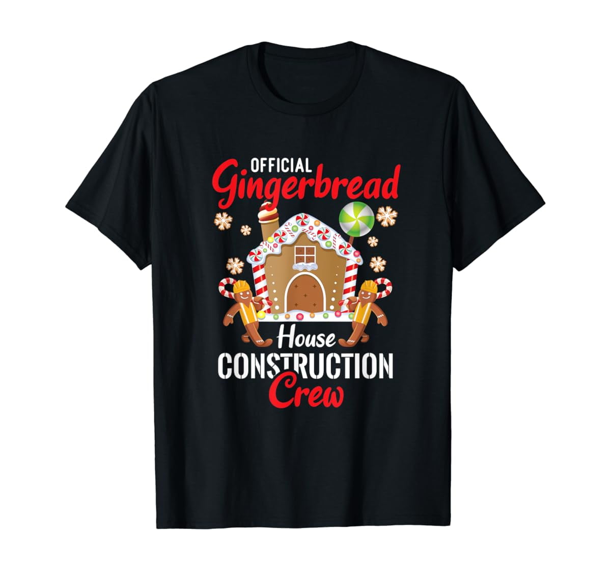 Gingerbread Construction Crew Group T-Shirt Sweatshirt All Size S-5XL ...