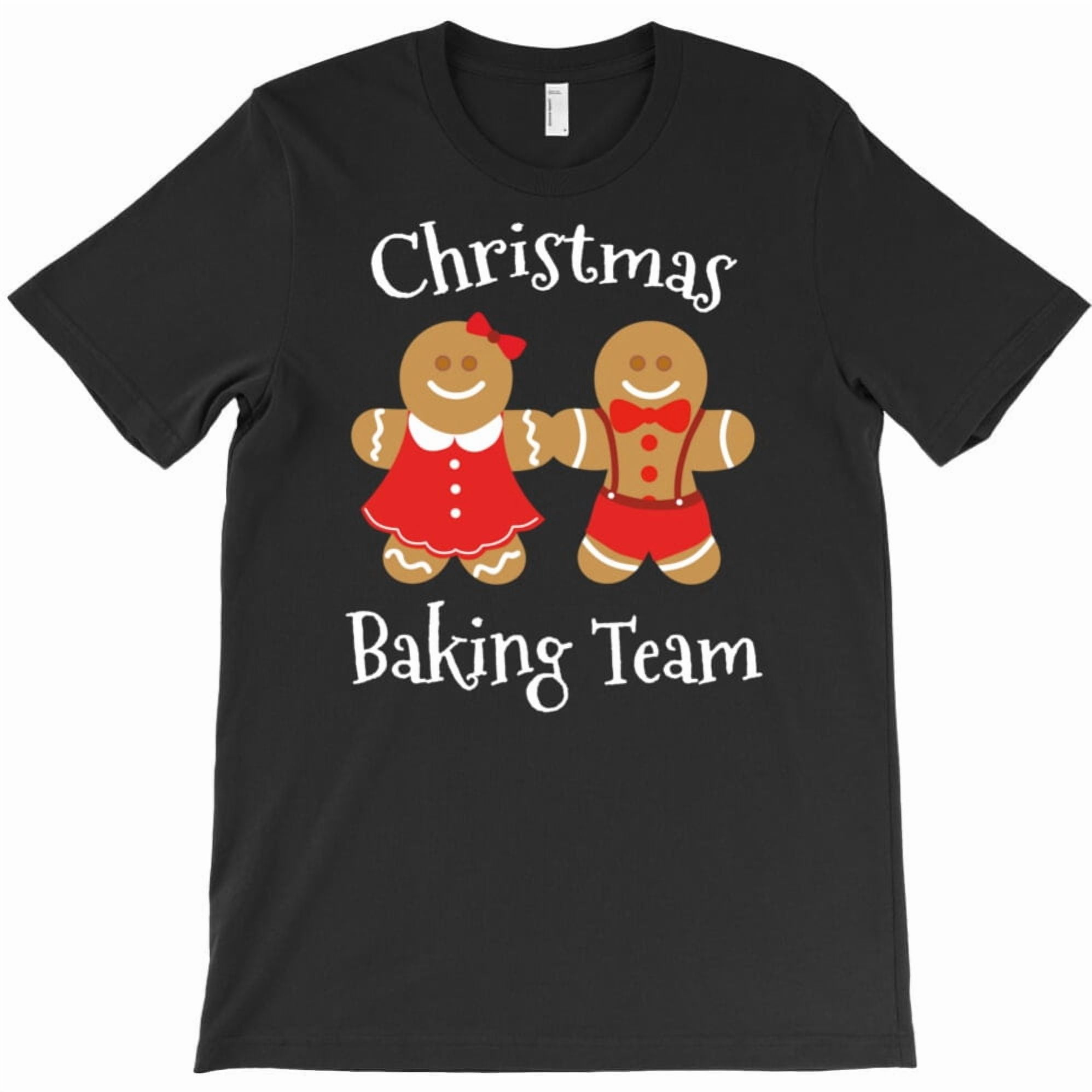 Gingerbread Cookie Baking Team Funny Christmas Cookies Couple Graphic T ...