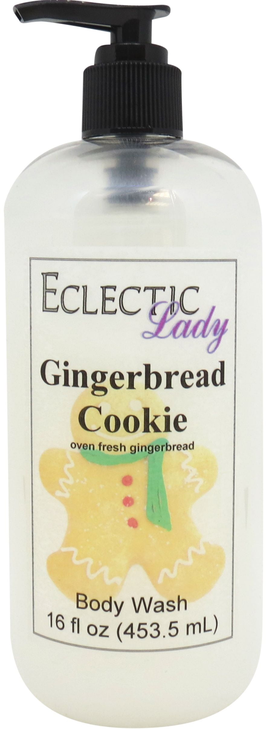 Gingerbread Cookie Body Wash by Eclectic Lady, Liquid Shower Gel for ...