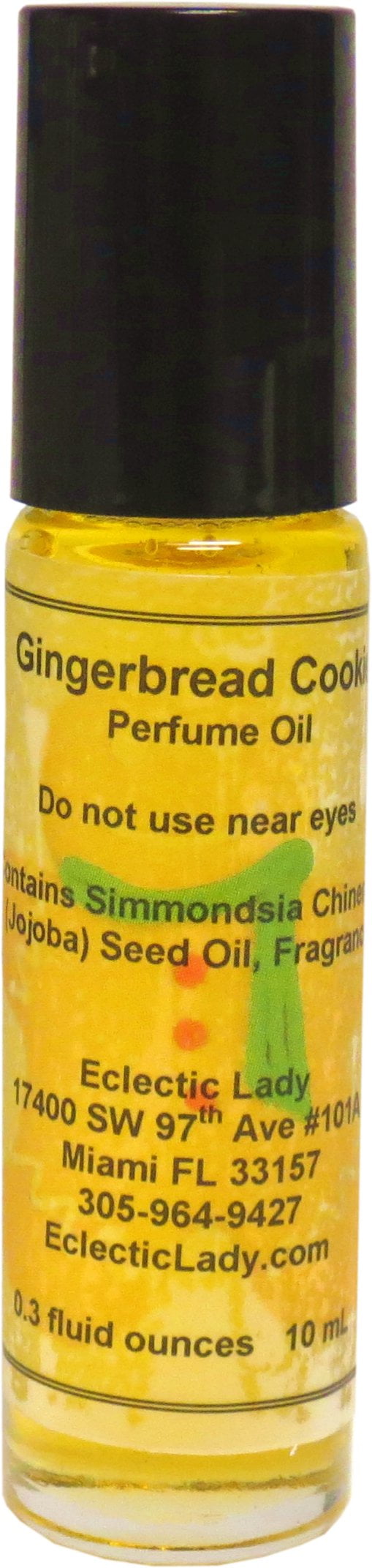 Gingerbread Cookie Perfume Oil, 0.3 Oz Portable Roll-On Fragrance ...