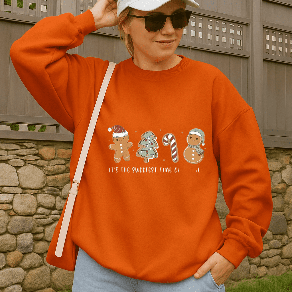 Gingerbread Cookie Sweetest Time Christmas Holiday Themed Fun ...