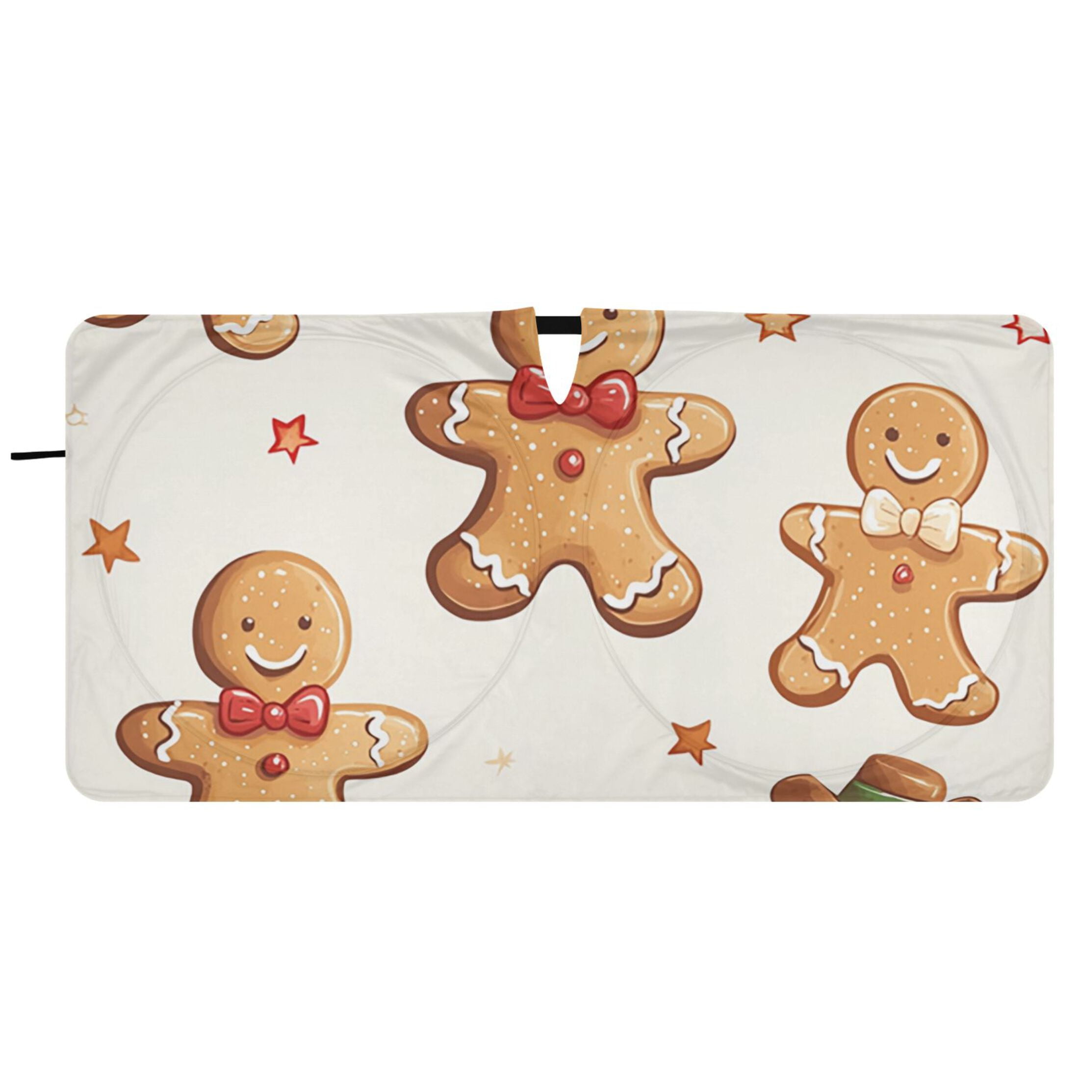 Gingerbread Cookies Car Windshield Sun Shade Foldable Front Window ...