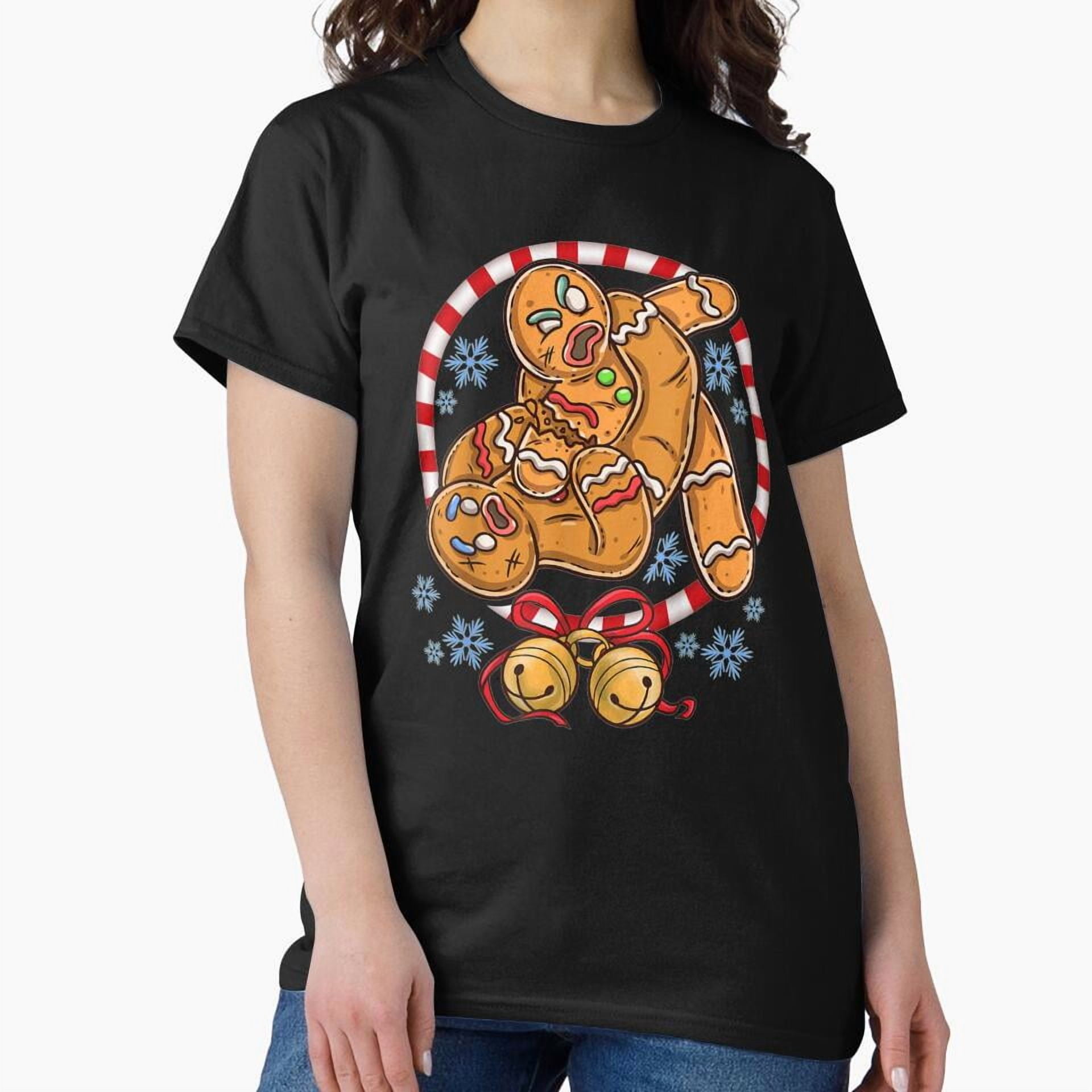 Gingerbread Cookies Christmas Funny Fighting Wrestling Cookie Unisex T ...