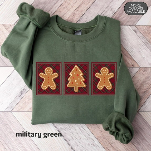 Gingerbread Cookies Sweatshirt - Walmart.com