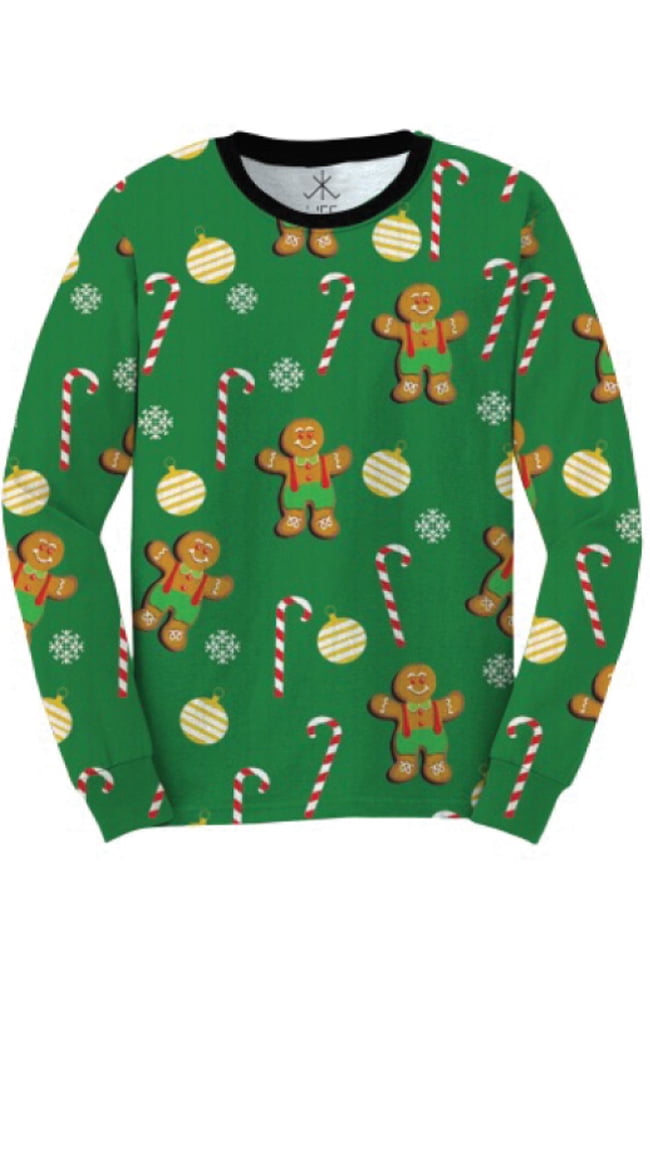 Gingerbread Cookies Ugly Christmas Sweater Shirt - Walmart.com