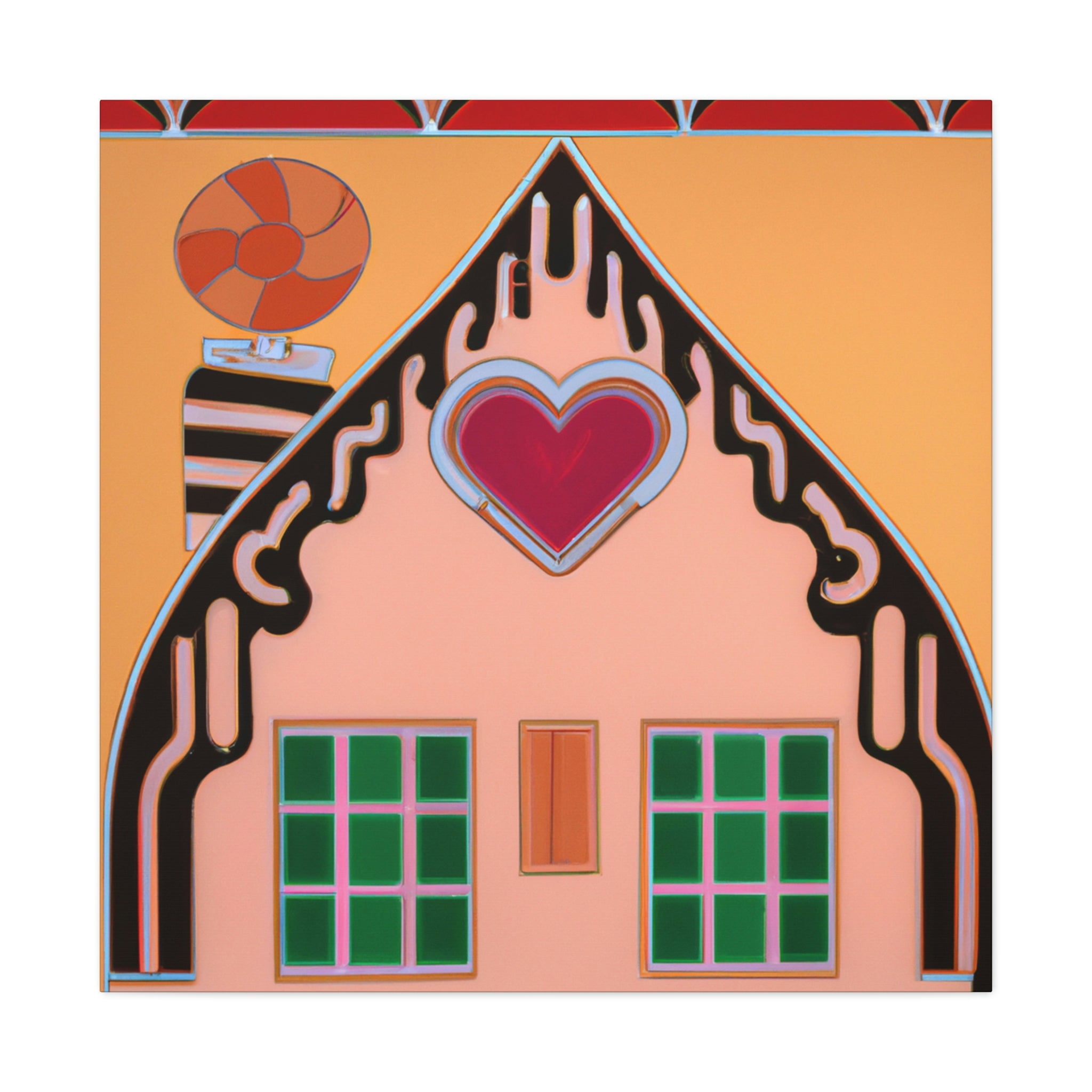 "Gingerbread Deco Dream" - Canvas - Walmart.com