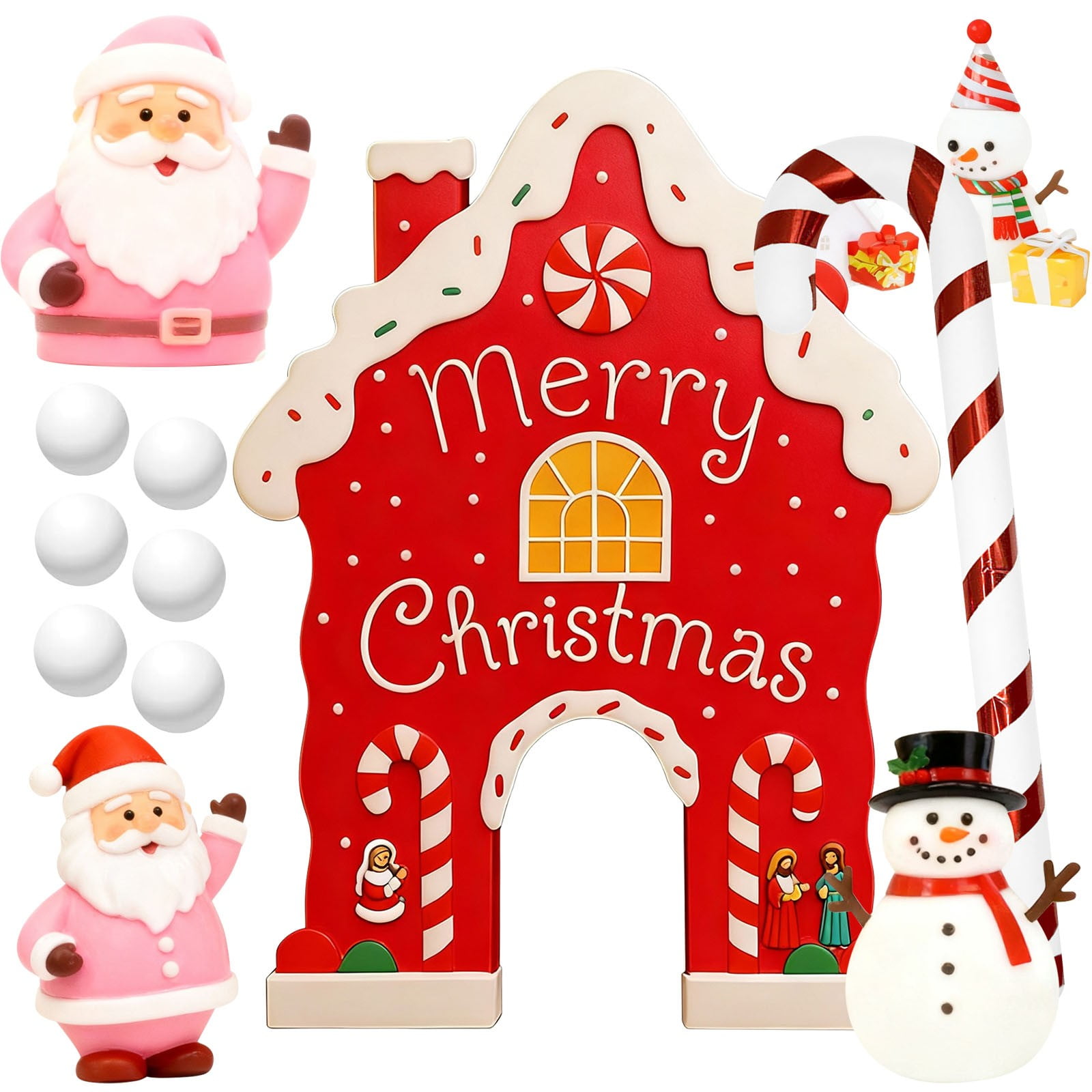 Gingerbread Golf Game Set, Gingerbread House Golf, Fun Party Activity ...