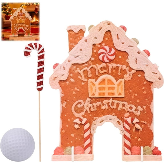 Gingerbread Golf Game Set: Mini Golf Course & Golf Board Game with ...