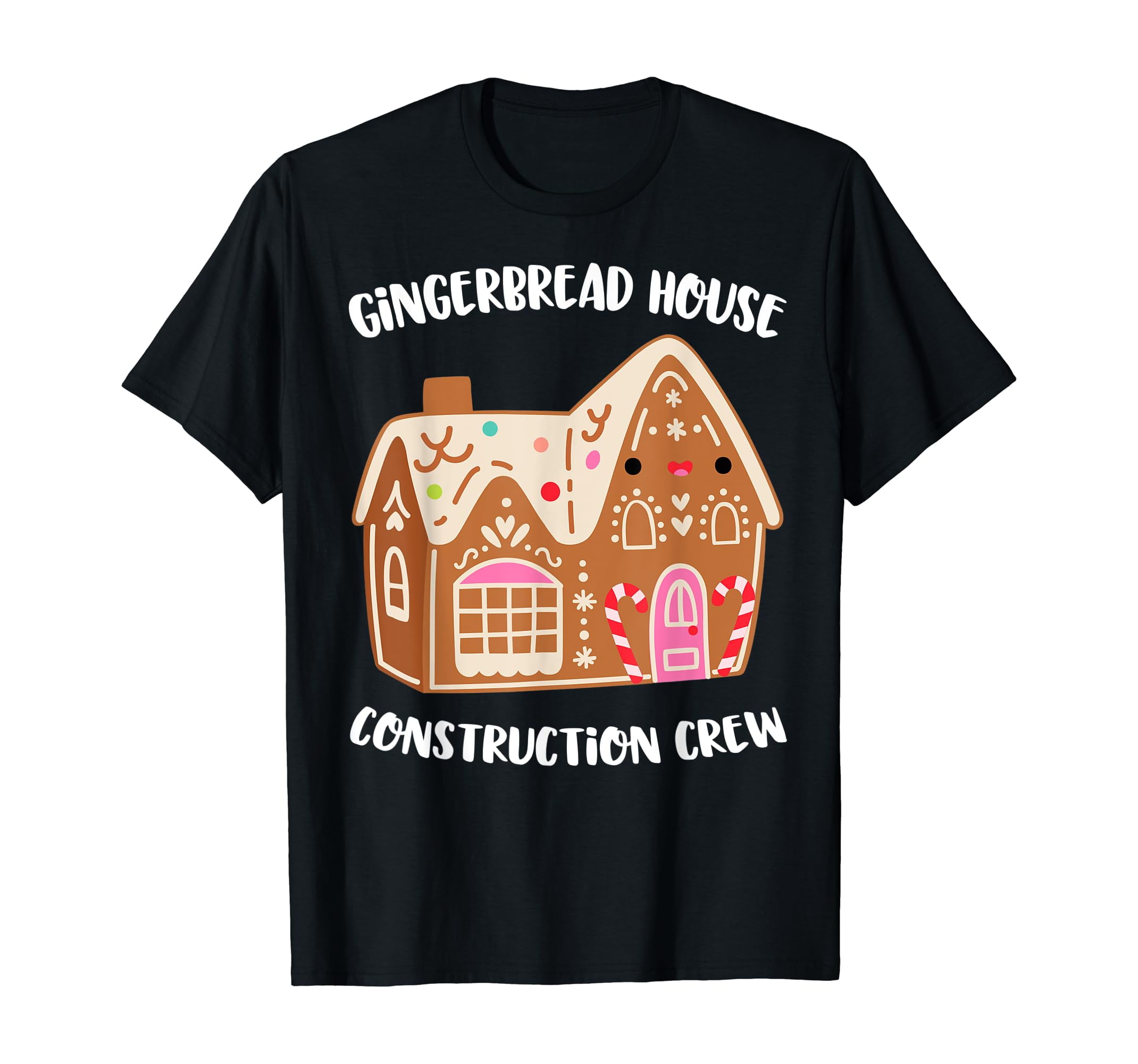 Gingerbread He Crew Construction Kawaii Krismast T-Shirt - Walmart.com