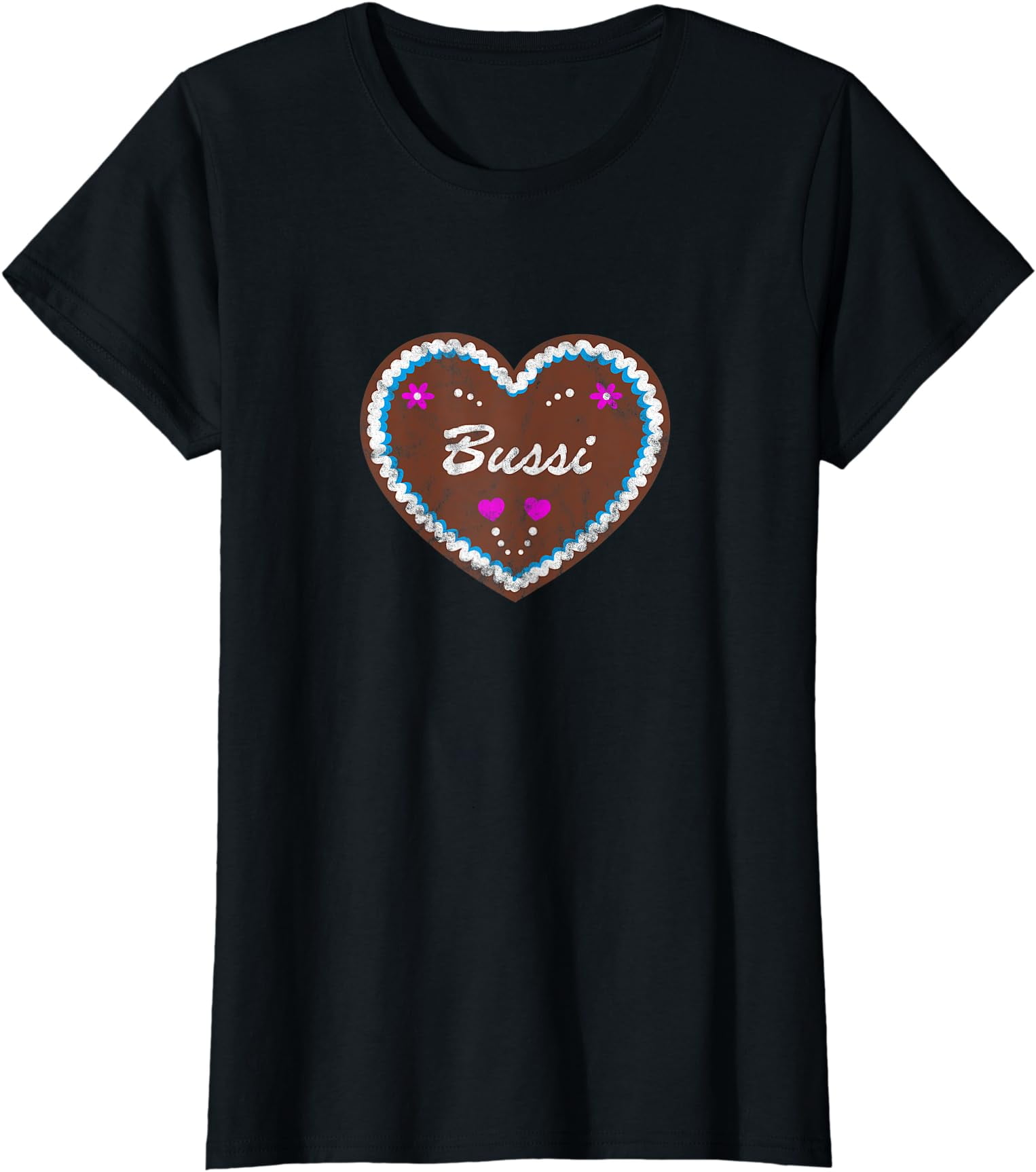 Gingerbread Heart Bussi Top Leather Trers Dirndl T-Shirt - Walmart.com