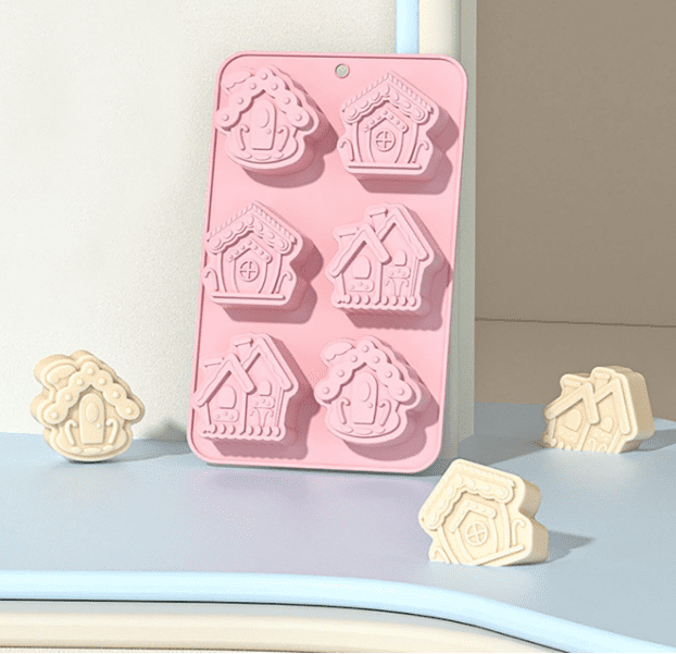 Gingerbread House Cake Christmas Village Molds Silicone - Walmart.com