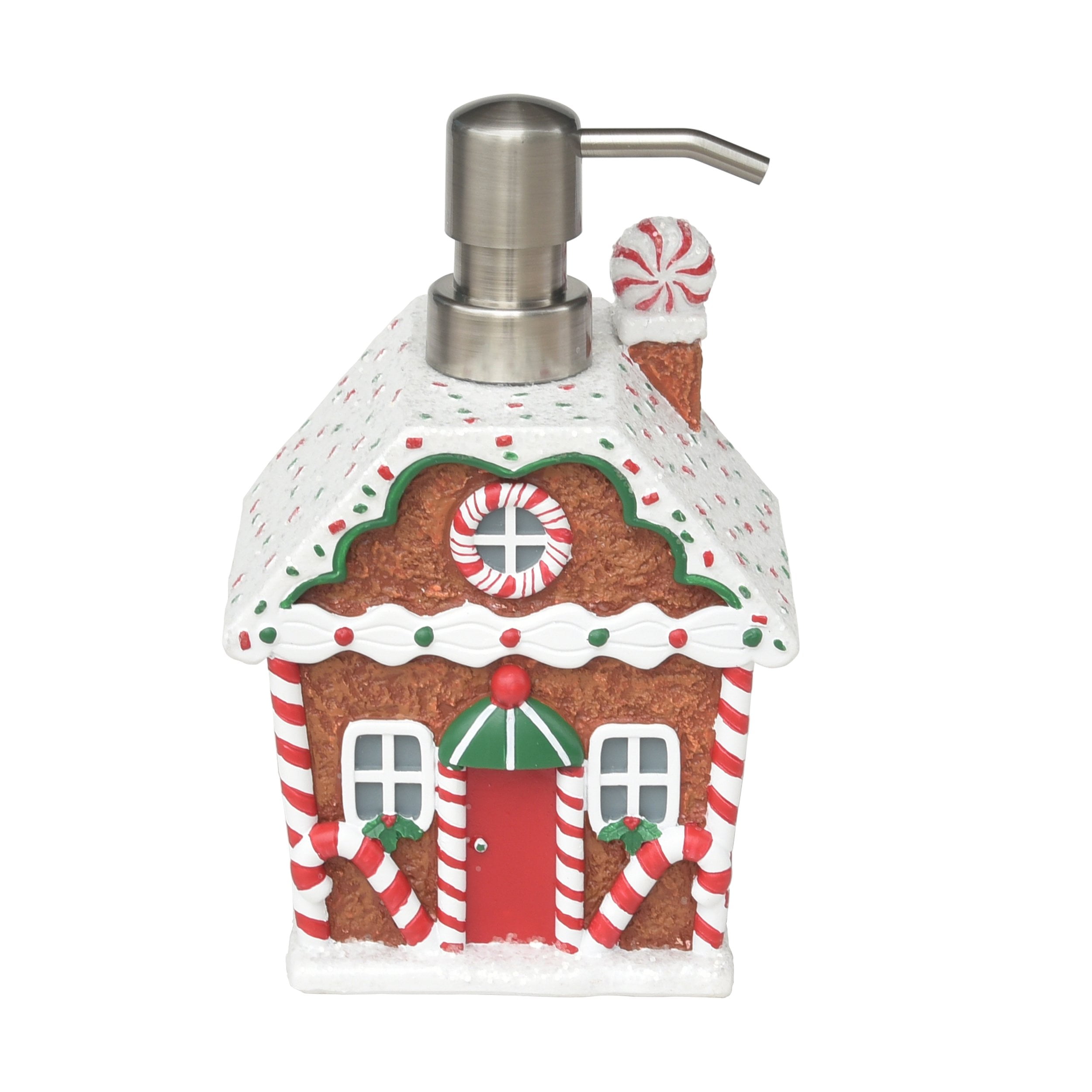 Gingerbread House Ceramic Soap Dispenser - Walmart.com