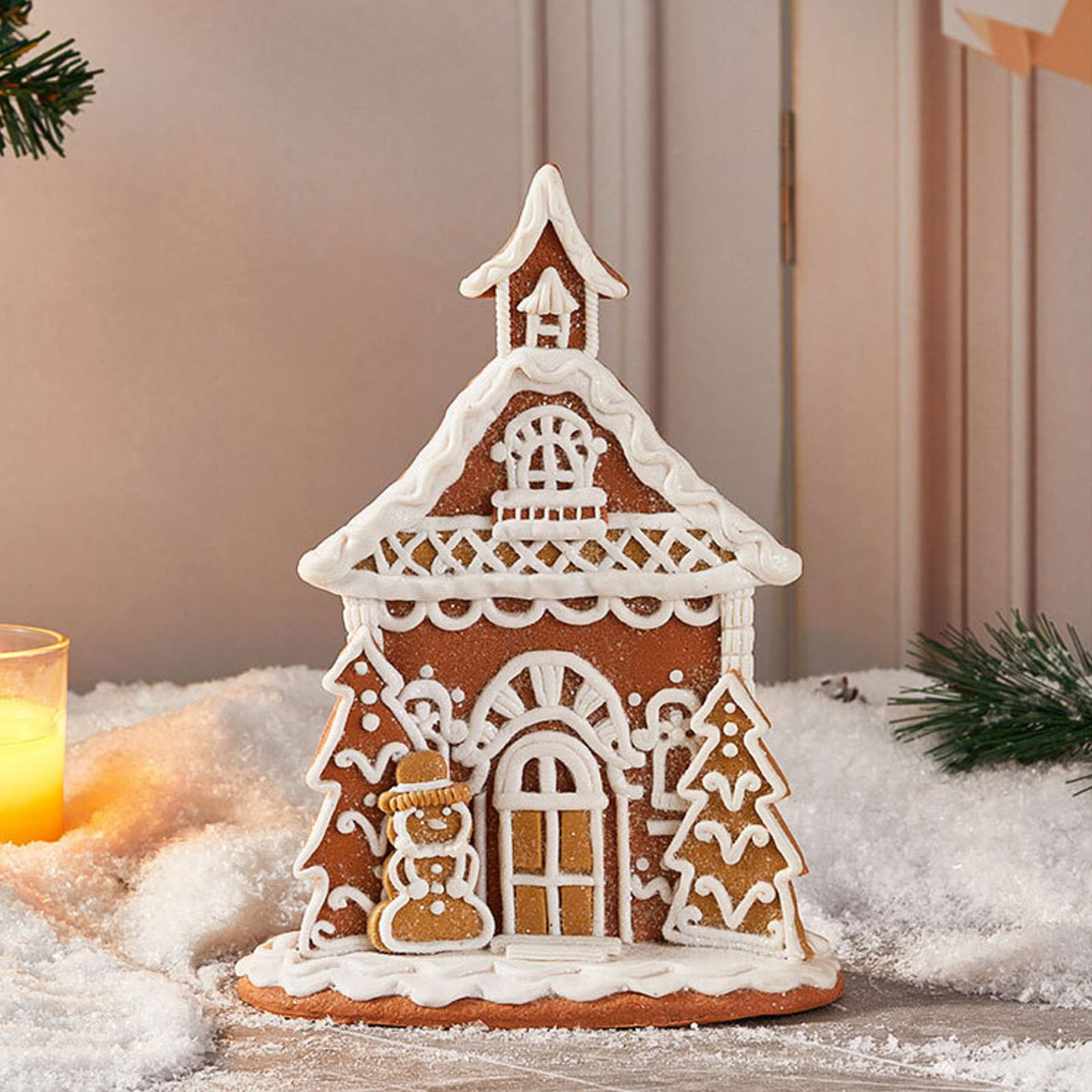 Gingerbread House Christmas Cottage Gingerbread House Desktop ...