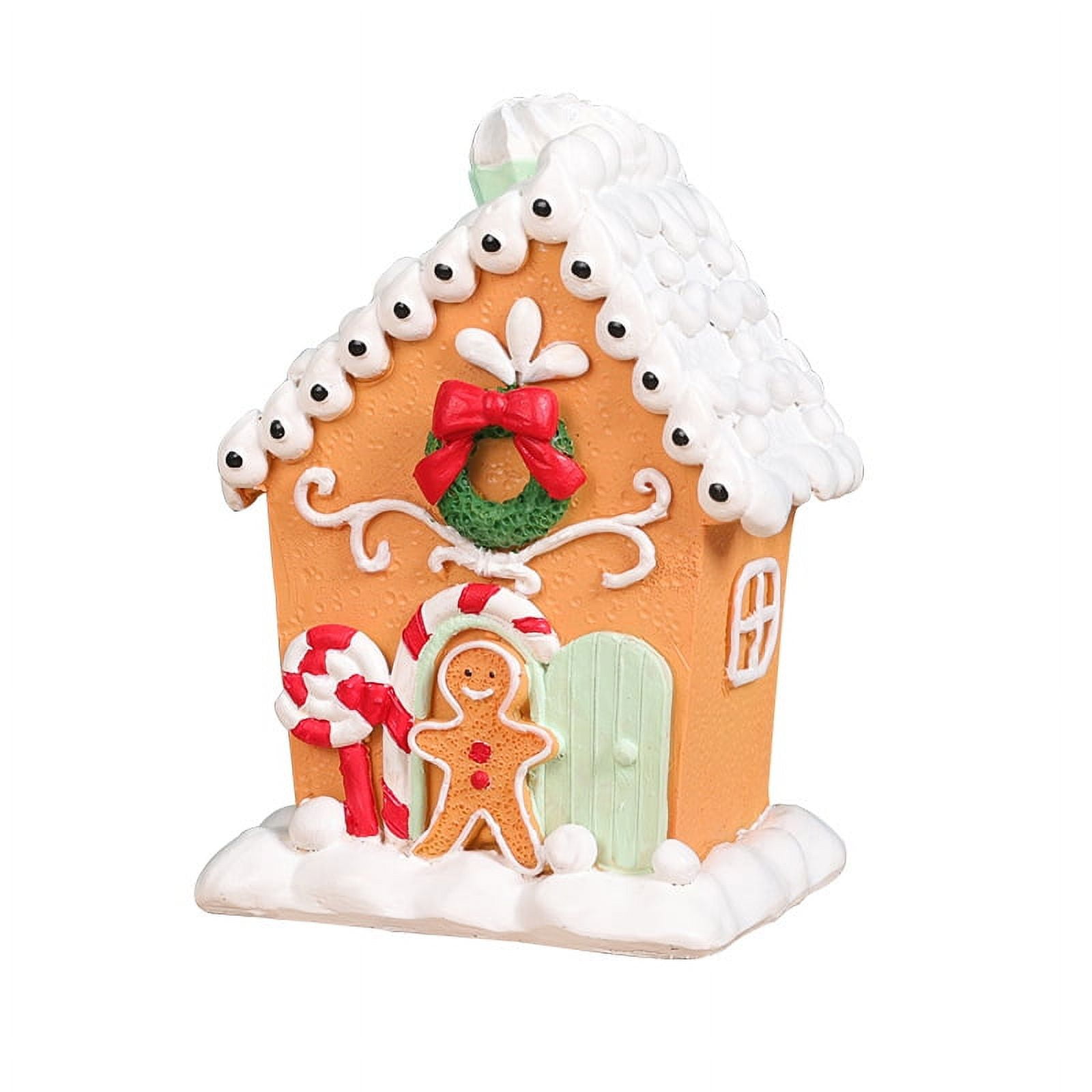 Gingerbread House Christmas Decoration Desktop Mini Gingerbread House ...