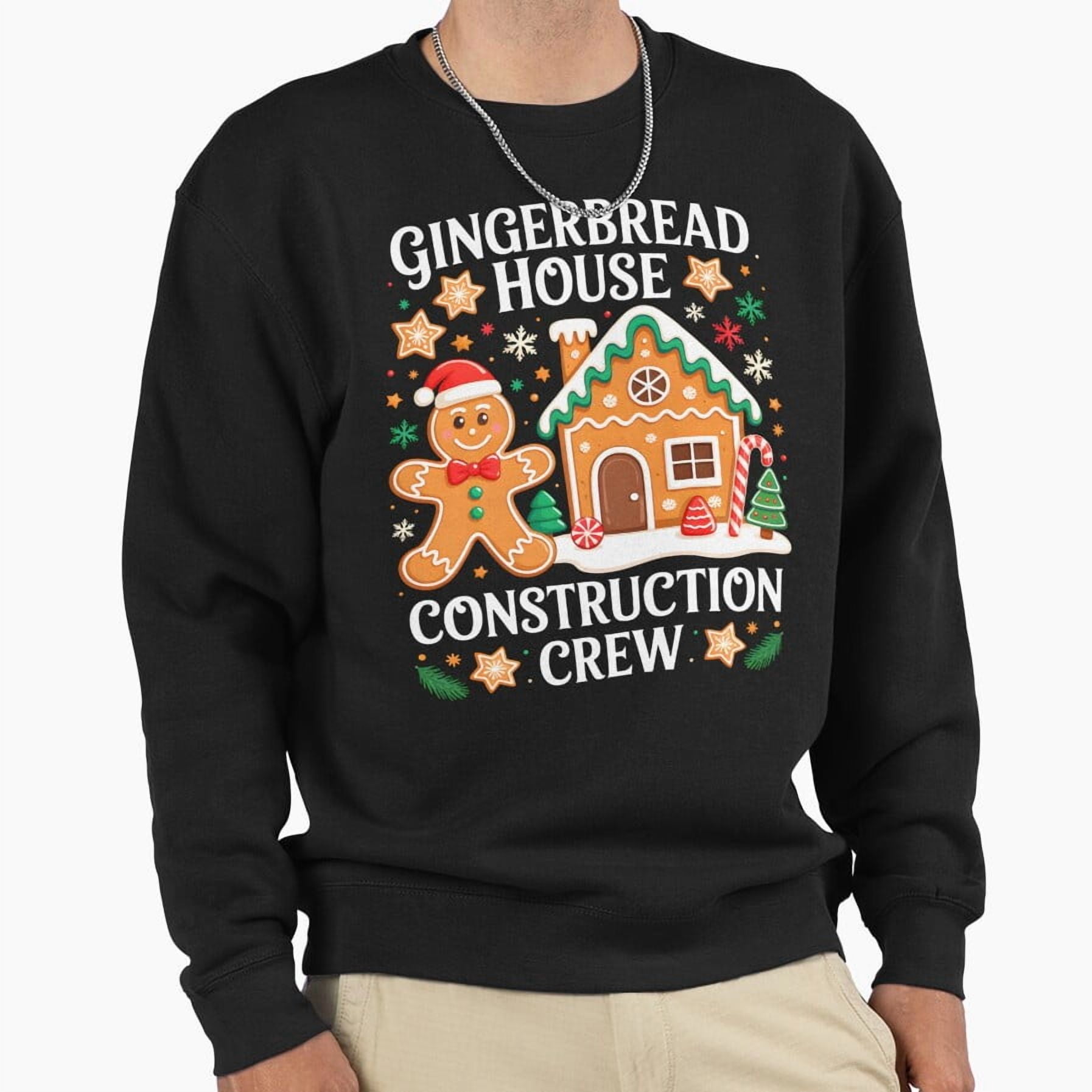Gingerbread House Construction Crew Decorating Baking Retro Vintage ...