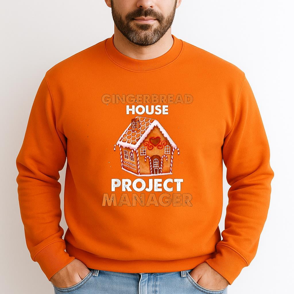 Gingerbread House Construction Crew Funny Christmas Family Pajamas ...