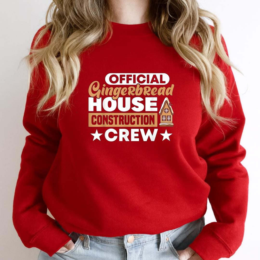 Gingerbread House Construction Crew Funny Gifts Holiday Graphic SW6270 ...