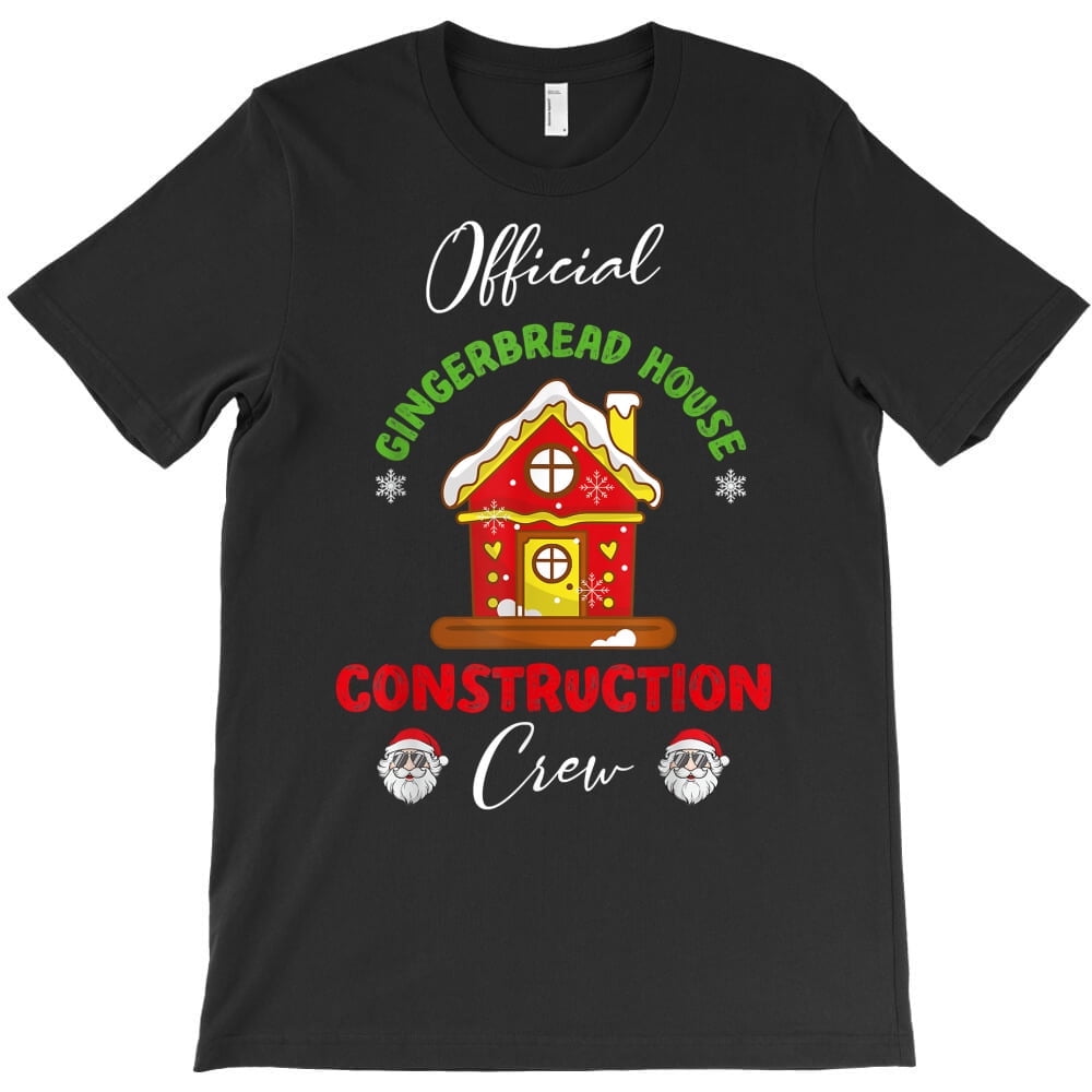 Gingerbread House Construction Crew Funny Gingerbread Holiday Graphic ...