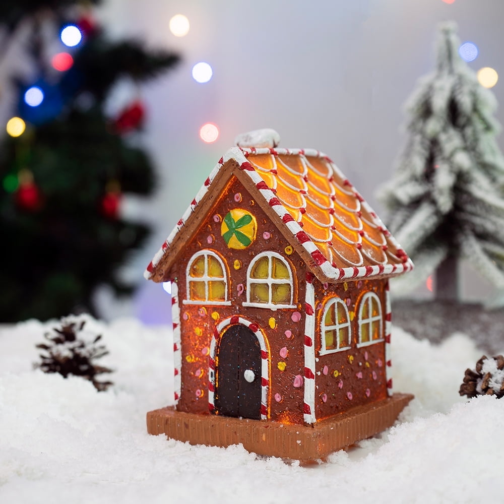 Gingerbread House Decorative Lights LED Christmas Gingerbread House ...