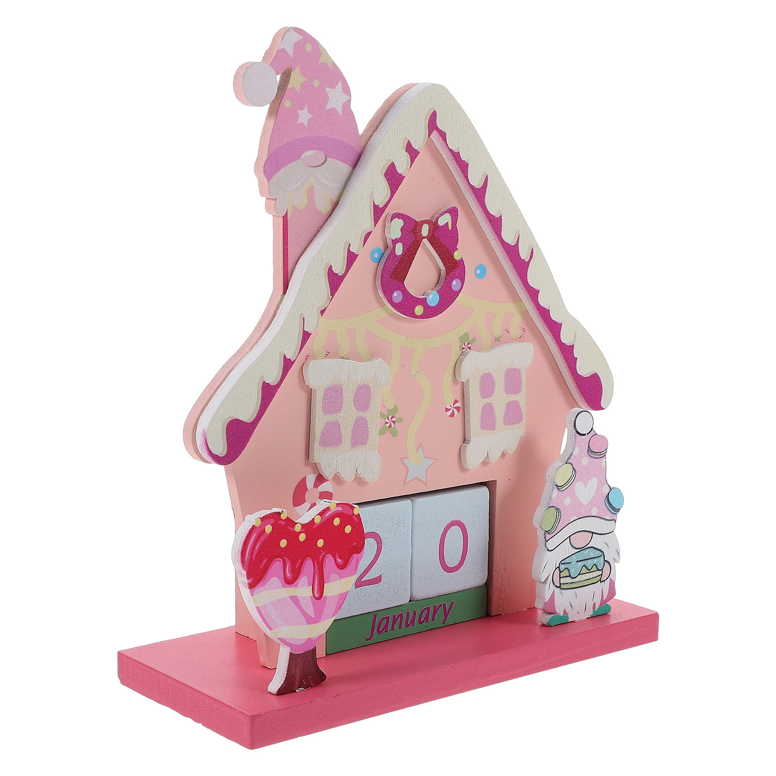 Gingerbread House Nativity Scene Advent Calendar with Wooden Countdown ...