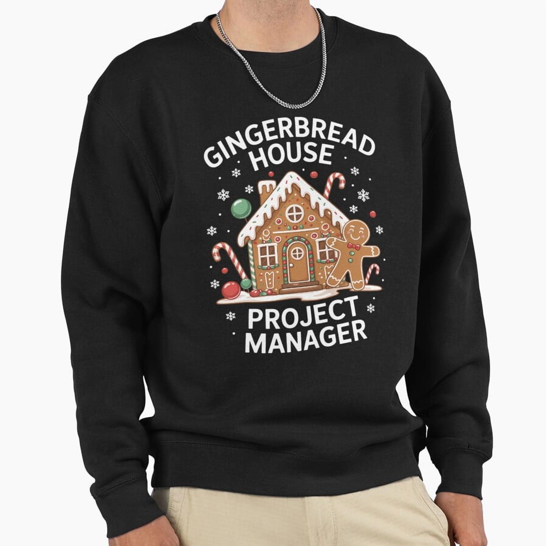 Gingerbread House Project Manager Cookie Baking Graphic Unisex ...