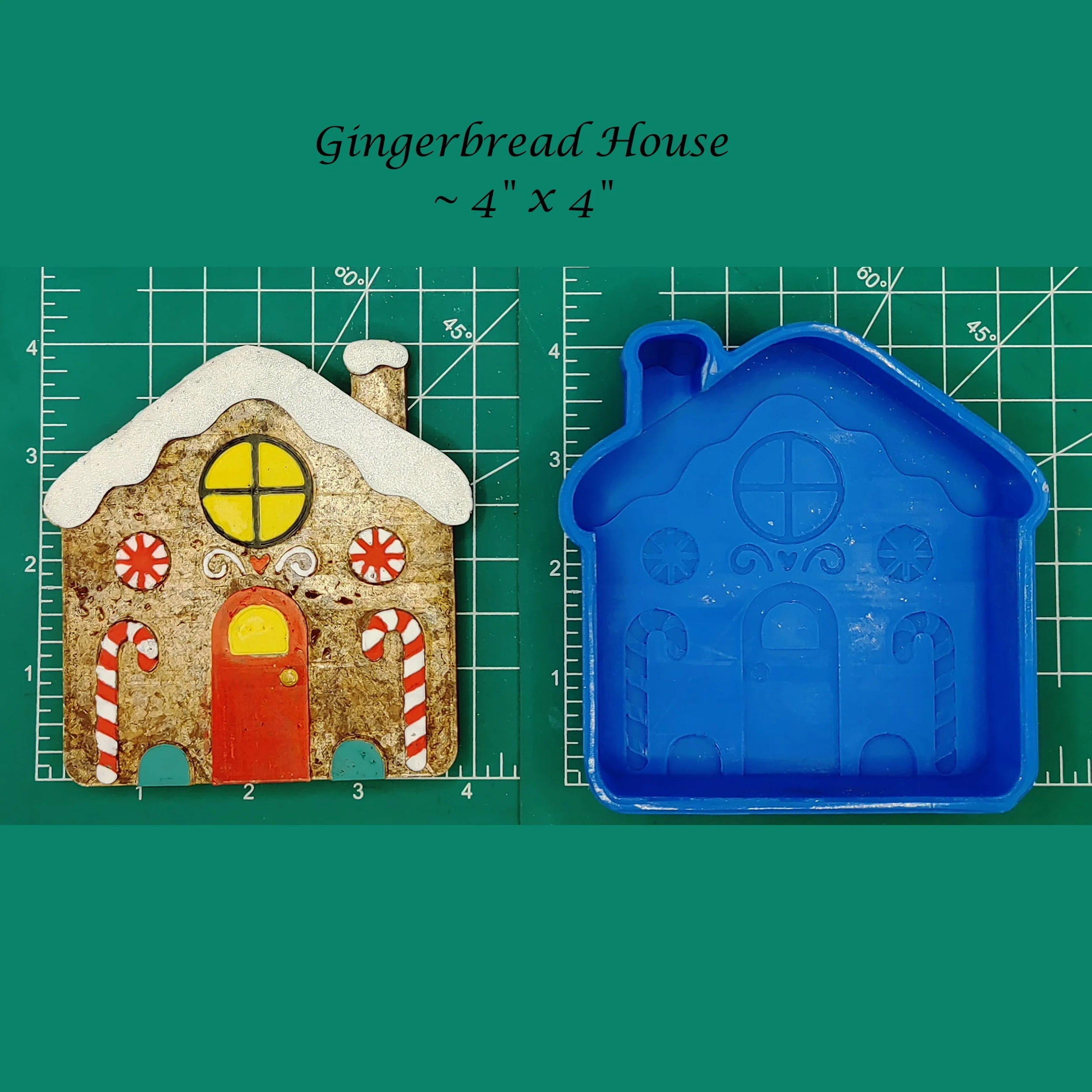 Gingerbread House Silicone Freshie Mold - Walmart.com