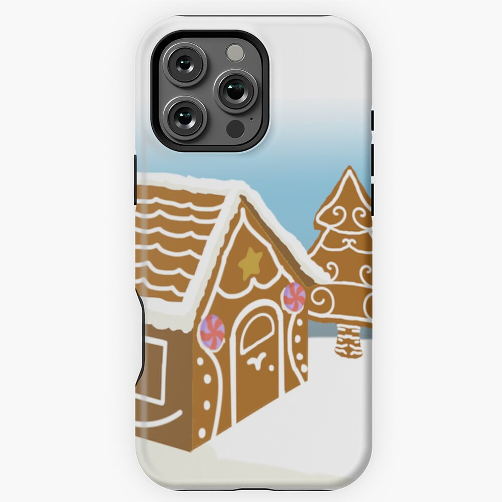 Gingerbread House Trees Phone Case for iPhone 11 12 13 14 15 16 17 Pro ...