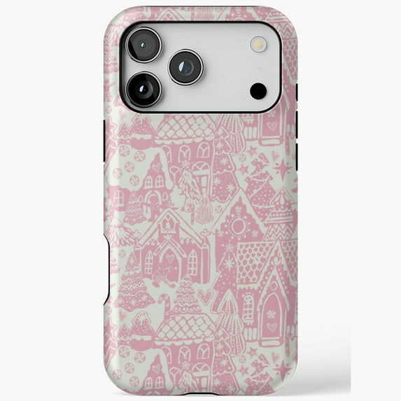 Gingerbread House Village Candy Case for iPhone 11 12 13 14 15 16 17 ...
