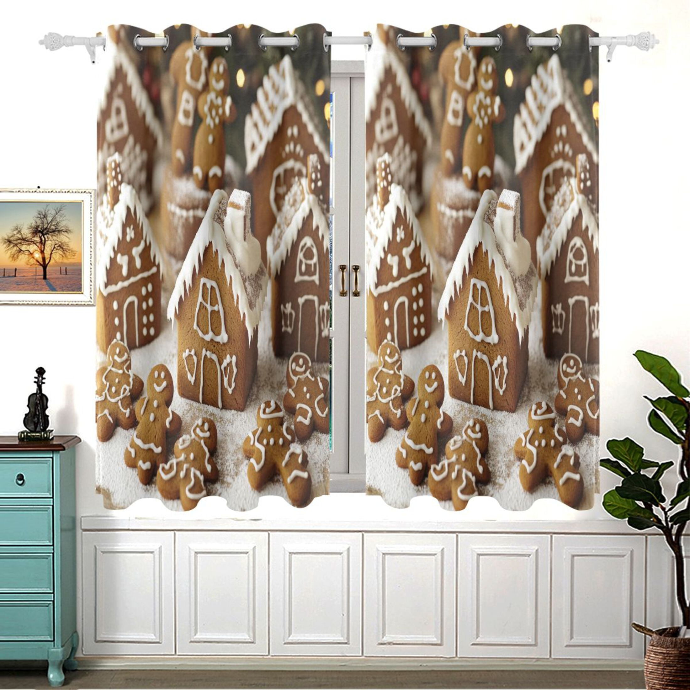 Gingerbread Curtains