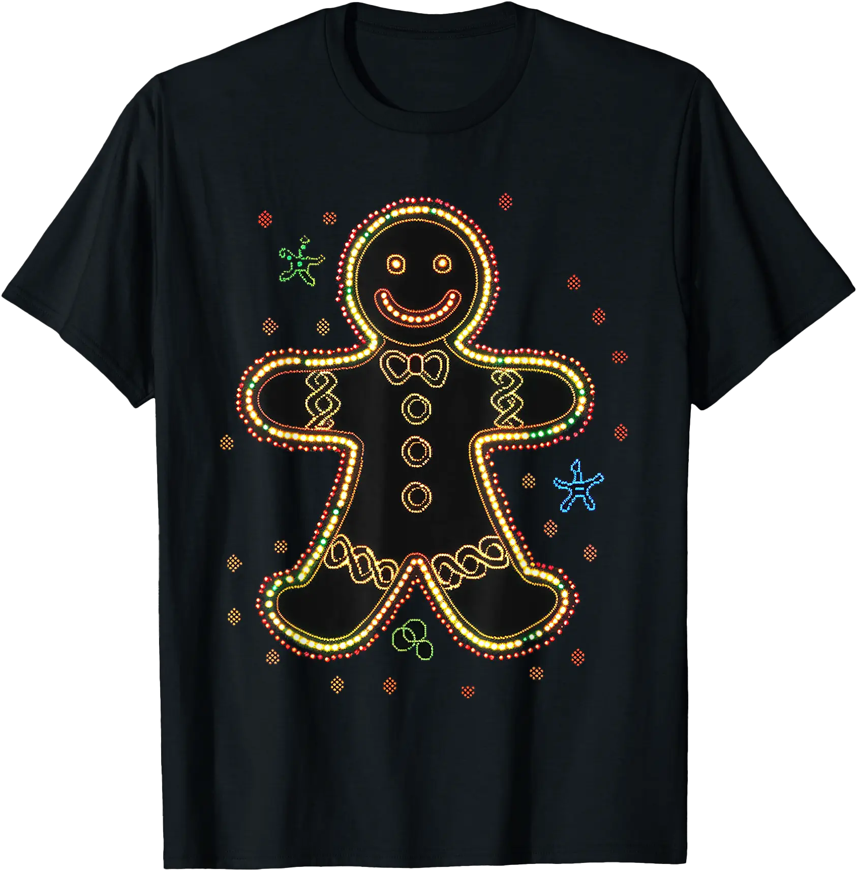 Gingerbread Krismast Motif X-Mas Family Gingerbread T-Shirt - Walmart.com