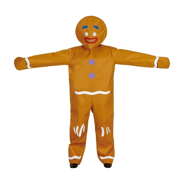 Angels Costumes Gingerbread Man Halloween Costume for Adults, One Size ...