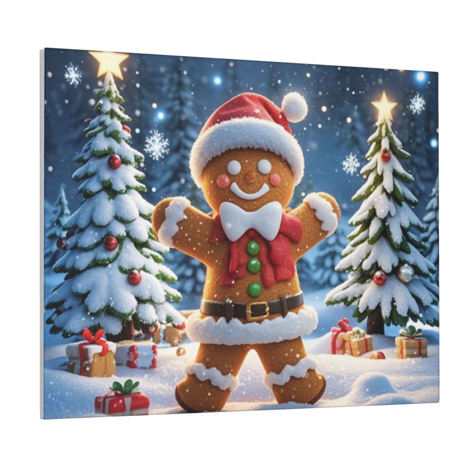Gingerbread Man Canvas Paintings Poppies Gingerbread Man In Red Living ...