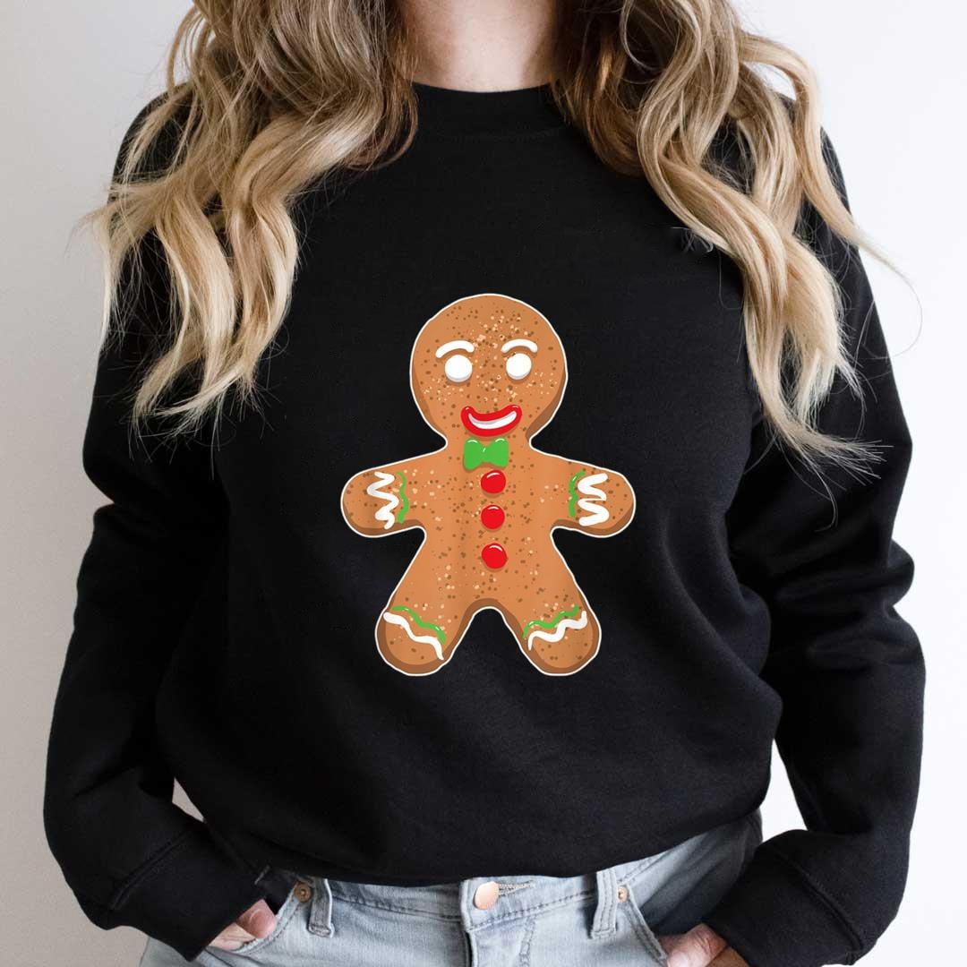Gingerbread Man Christmas Cookie Funny Costume Baking Team Graphic ...