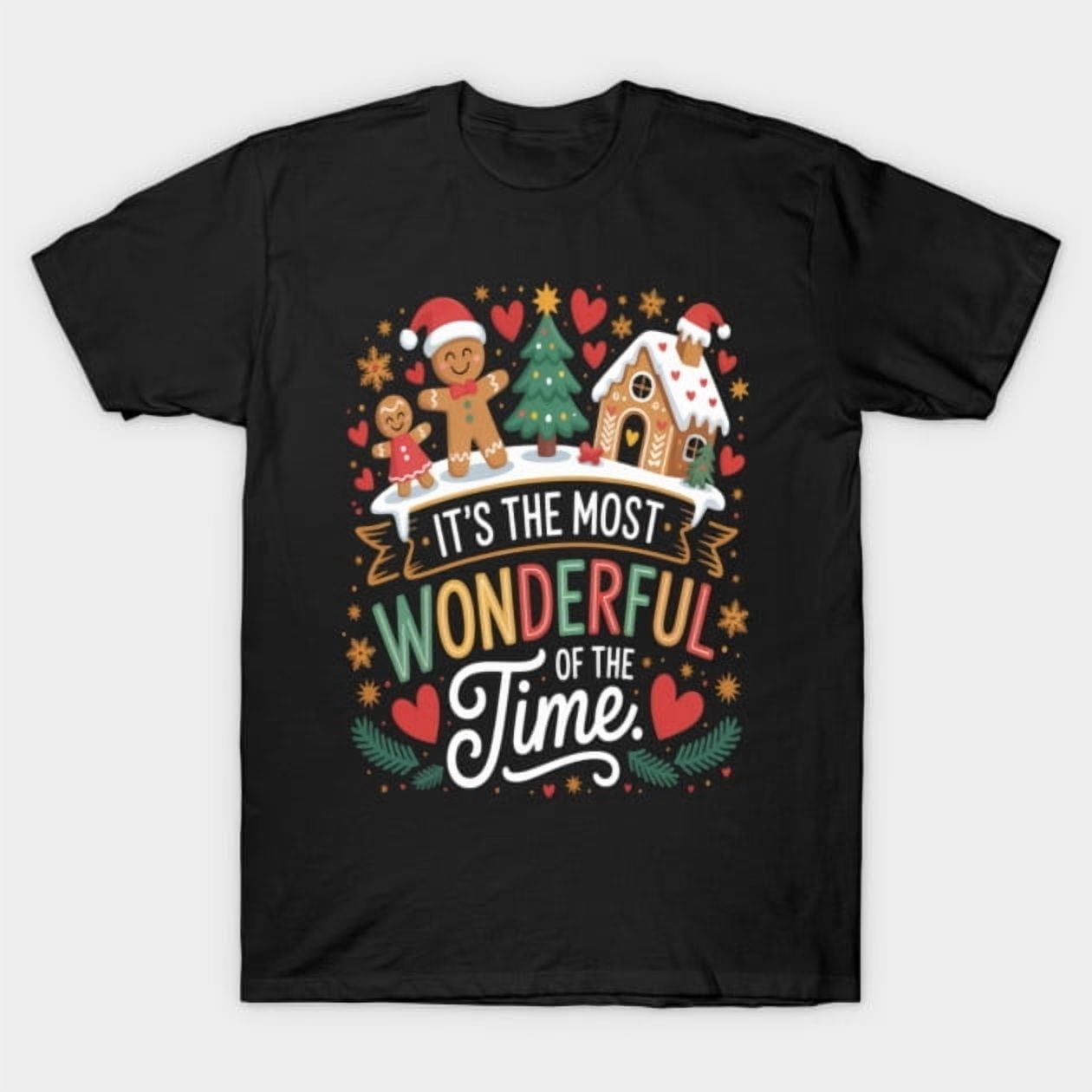 Gingerbread Man Christmas Holiday Baking Sweet Treat Funny Graphic ...