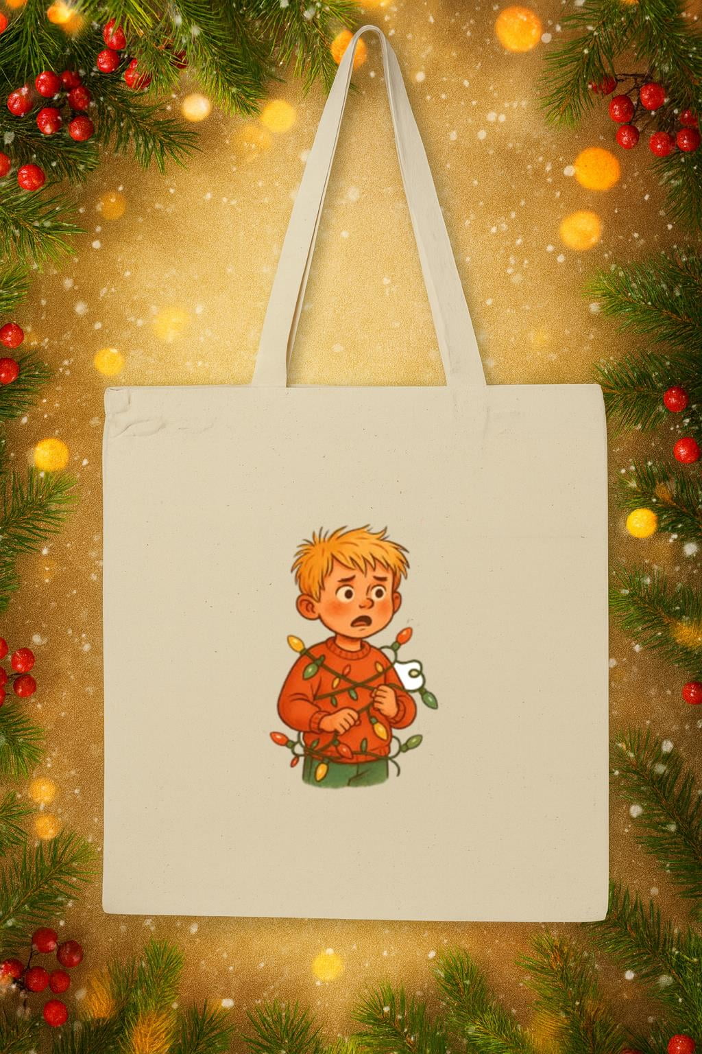 Gingerbread Man Cookie Holiday Christmas Baking Tote Bag - Walmart.com