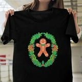 Gingerbread Man Cookie Men Christmas Cute Cartoon H31219 T-Shirt, for ...