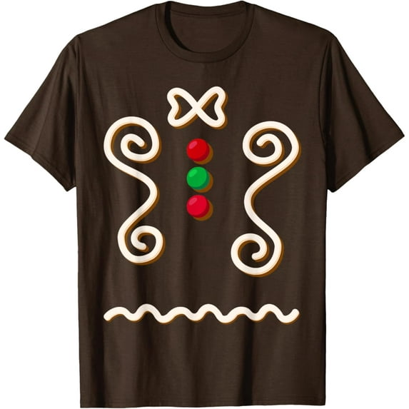 Gingerbread Man Costume DIY Lazy T-Shirt Sweatshirt All Size S-5XL ...